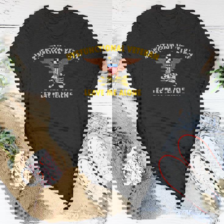 Dysfunctional Veteran Vintage Military Vet T-Shirt | Mazezy