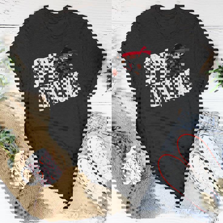 Funny Spy Gaming Ninjas Gamer Unisex T-Shirt | Mazezy