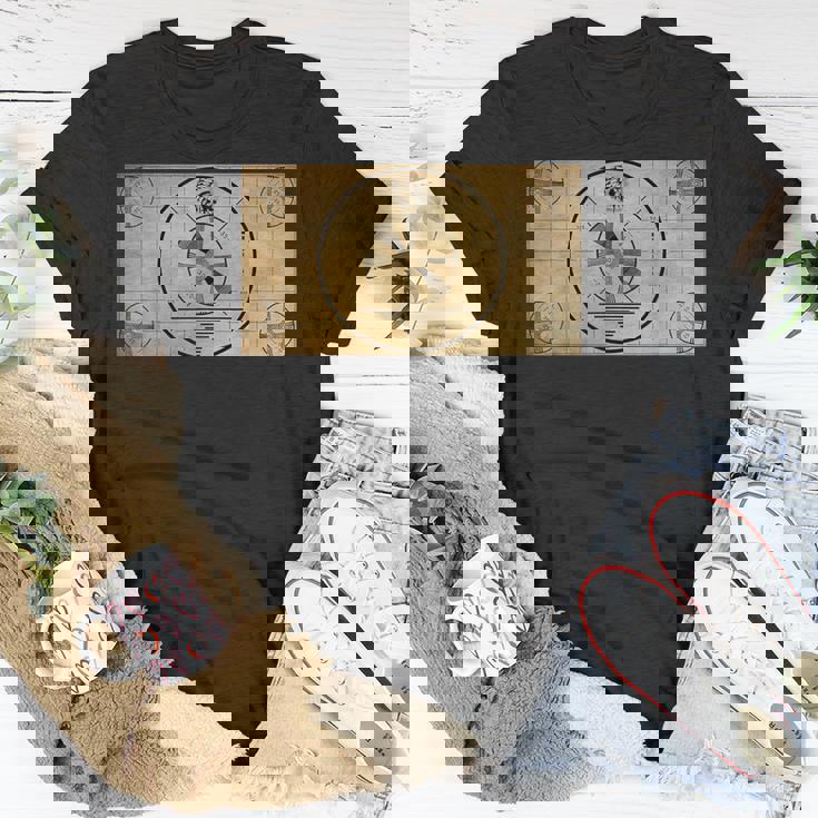 Indian Tv Test Pattern T Old Television Color Bars T-Shirt | Mazezy