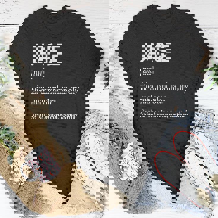 Jace Name Gift Jace Funny Definition V2 Unisex T-Shirt - Seseable