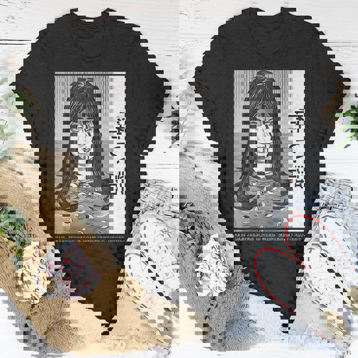 Japanese Horror Kaidan Yurei Bakemono Obake Japanese T-Shirt | Mazezy