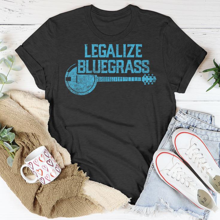Legalize Bluegrass Vintage Graphic Music Fan T-Shirt | Mazezy