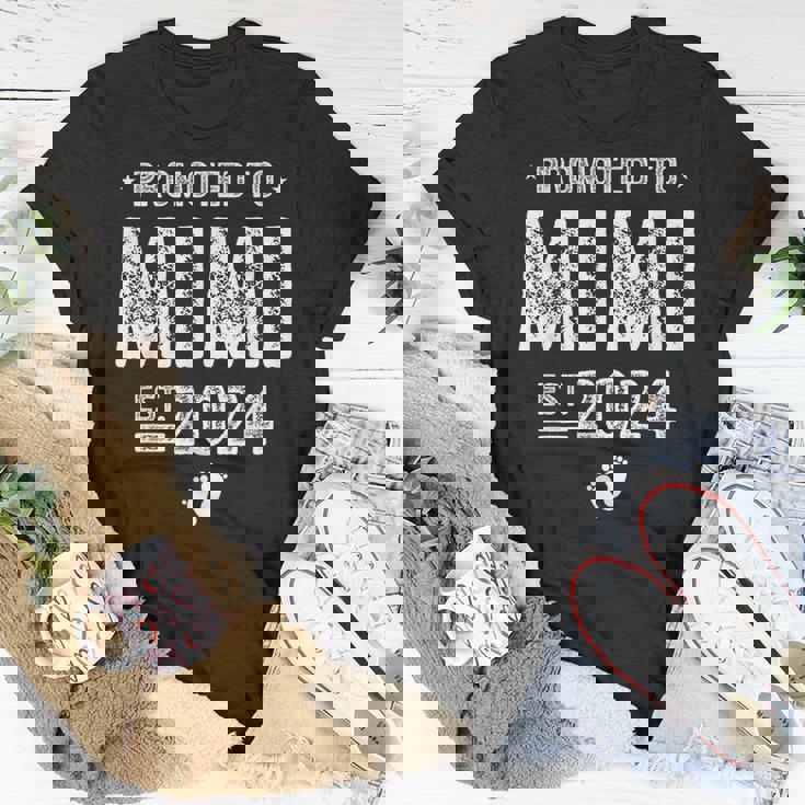 Promoted To Mimi 2024 Soon To Be Mimi Unisex T-Shirt | Mazezy