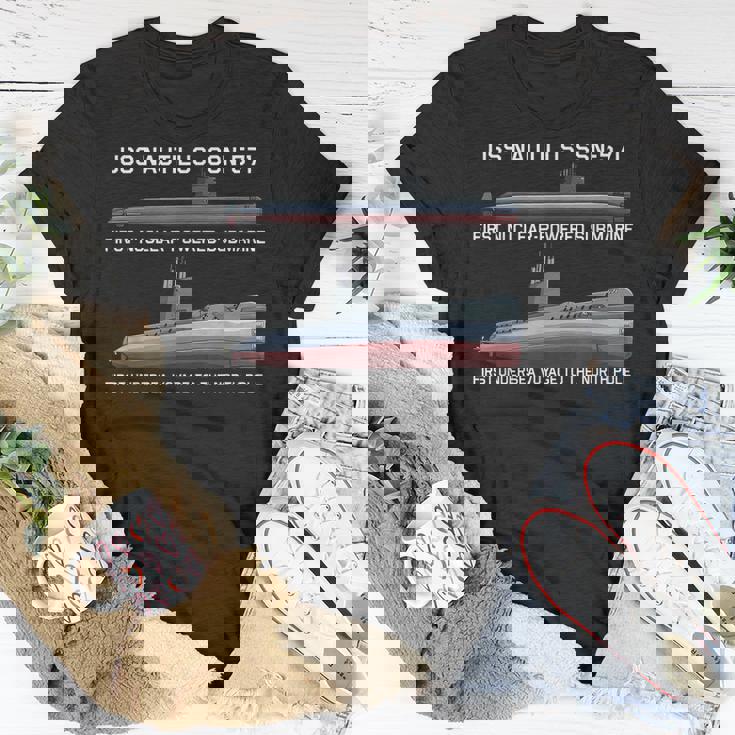 Uss Nautilus Ssn571 First Nuclear Submarine To North Pole Unisex T ...