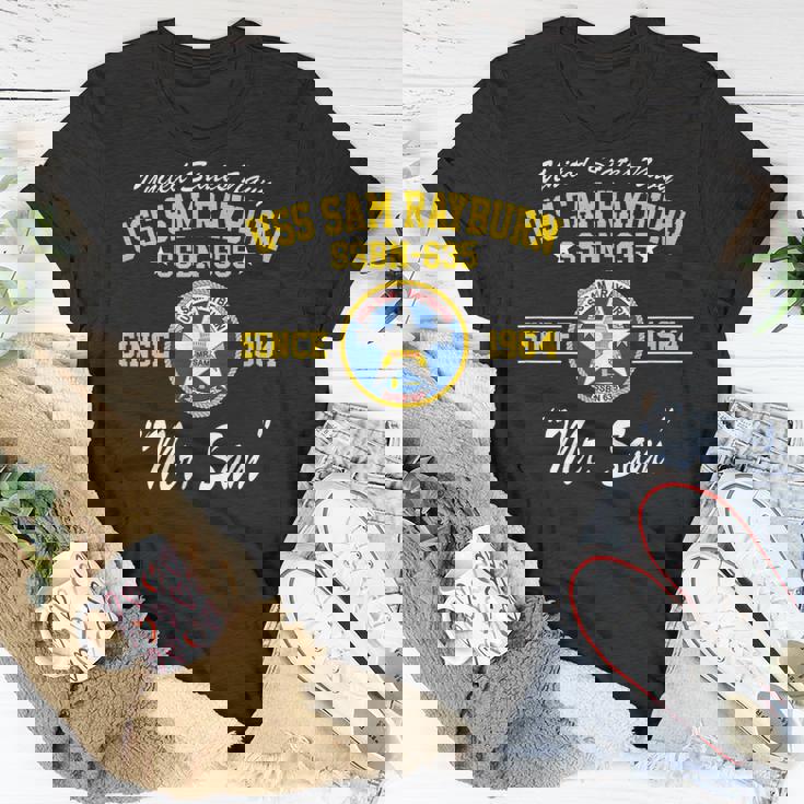 Uss Sam Rayburn Ssbn635 Unisex T-Shirt | Mazezy