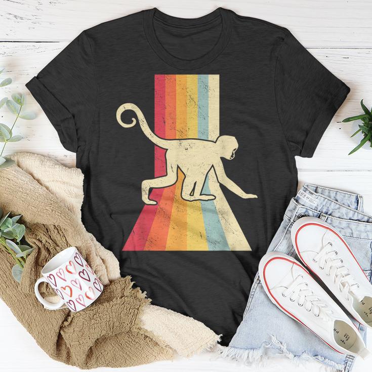 White-Faced Monkey Vintage Capuchin Monkey T-Shirt | Mazezy