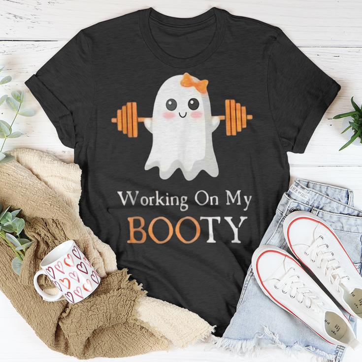 Working On My Boo-Ty Bodybuilder Bodybuilding Workout Gym T-Shirt | Mazezy