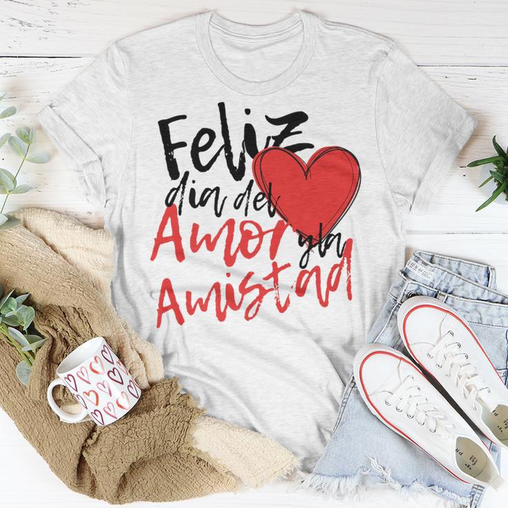 Feliz Dia De San Valentin Amistad Amor T-Shirt | Mazezy
