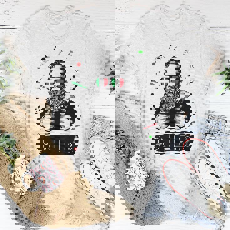 Funny Galileo Meme Italian Science Astronomy T Unisex T-Shirt | Mazezy