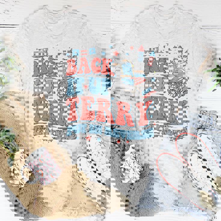 Groovy Back Up Terry Put It In Reverse Firework 4Th Of July Unisex T ...