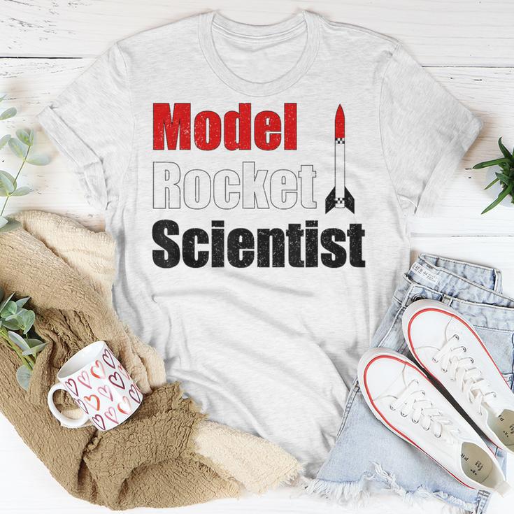Model Rocket Scientist Rocketry Hobby T-Shirt | Mazezy