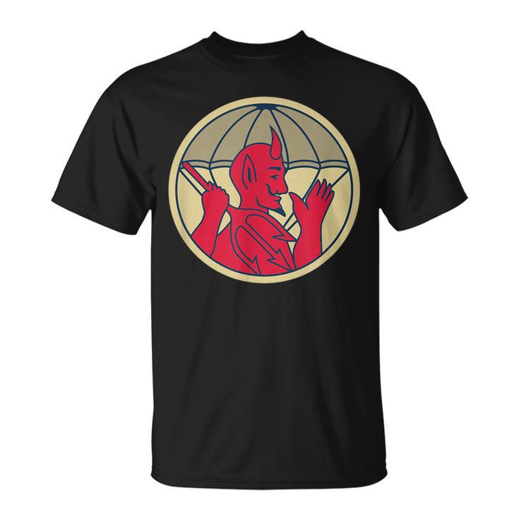 504Th Airborne Parachute Infantry Regiment Men's Back Print T-shirt ...