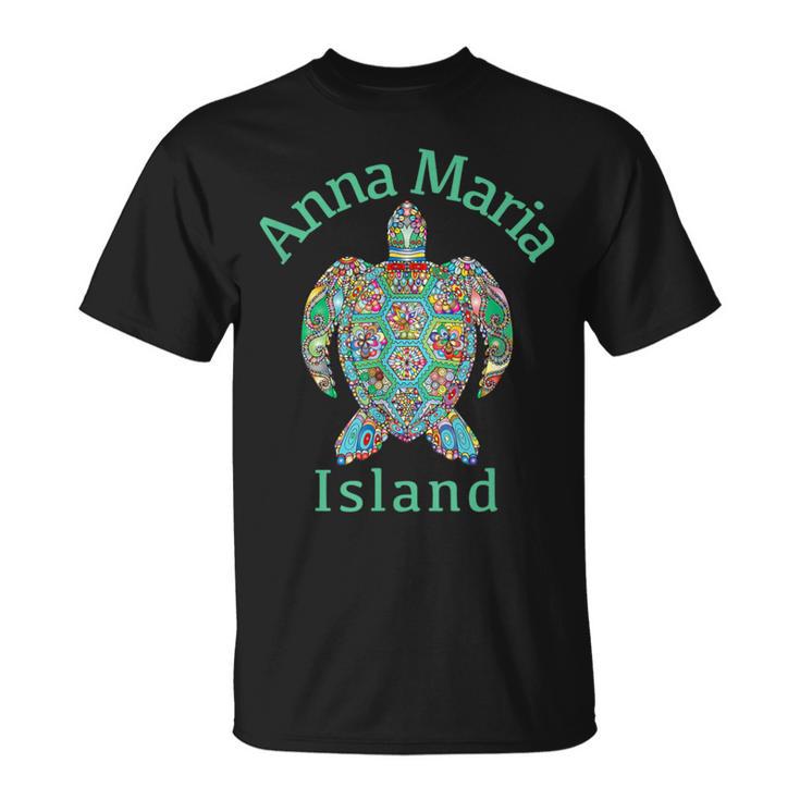 Anna Maria Island Tribal Turtle T-Shirt | Mazezy