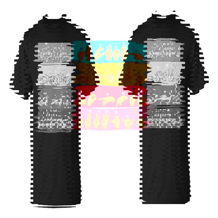 'Asl Alphabet' Cool Asl Sign Language T-Shirt | Mazezy