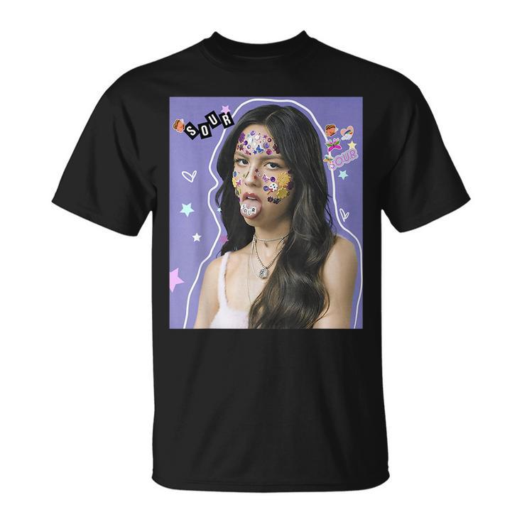 Design By Olivia And Rodrigo Sour Merch Costume Unisex T-Shirt | Mazezy