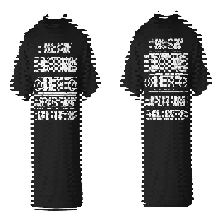 Editing Outfit Video Editor Movie Director Filmmaking T-Shirt | Mazezy