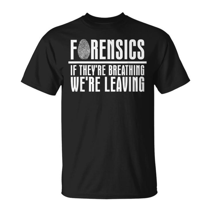 Forensic Science Investigator Forensic Scientist Men's T-shirt Back ...