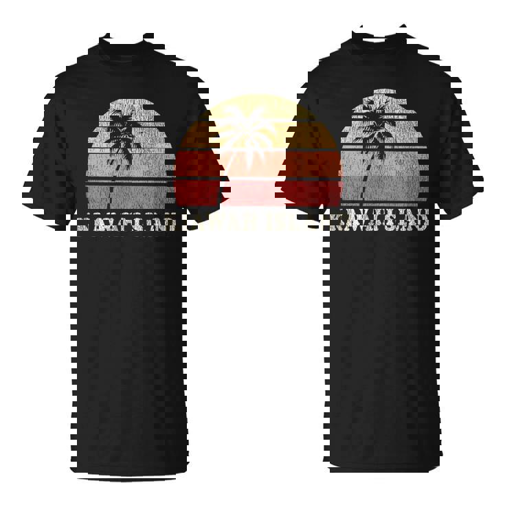 Kiawah Island Sc Vintage 70S Retro Throwback Men's T-shirt Back Print ...