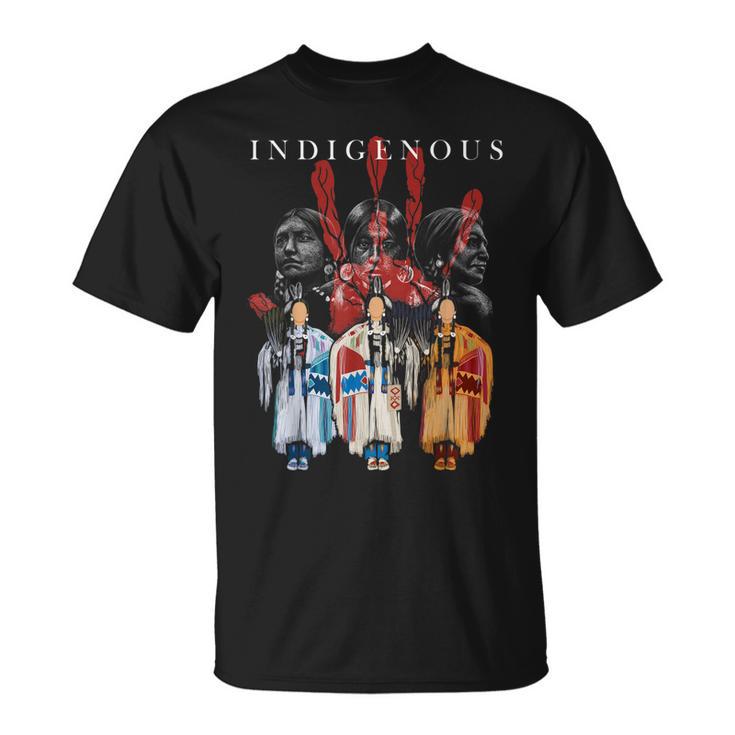 Native American Indigenous Red Hand Indian Blood Themed T-shirt - Thegiftio