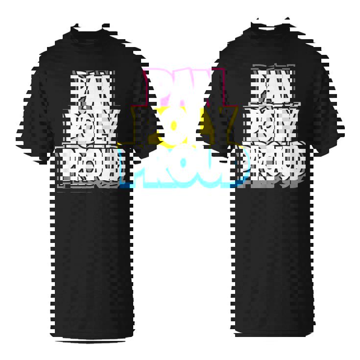 Pan Poly Proud Pansexual Polyamory Pride Lgbtq Supporter Unisex T-Shirt ...