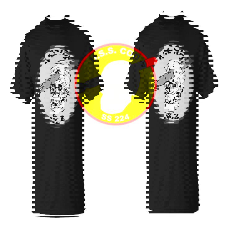 Uss Cod Ss224 Submarine Unisex T-Shirt | Mazezy