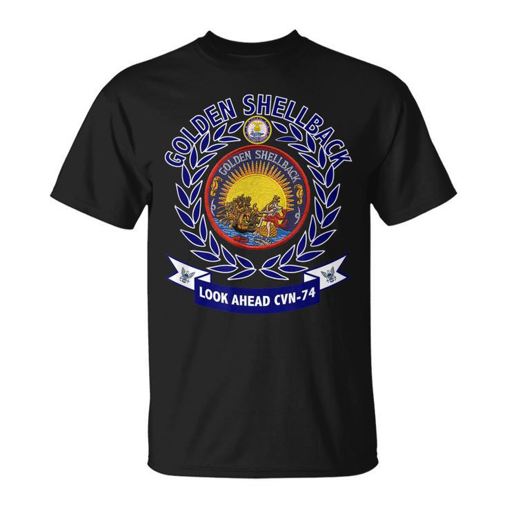 Uss John C Stennis Cvn74 Golden Shellback Unisex T-Shirt | Mazezy