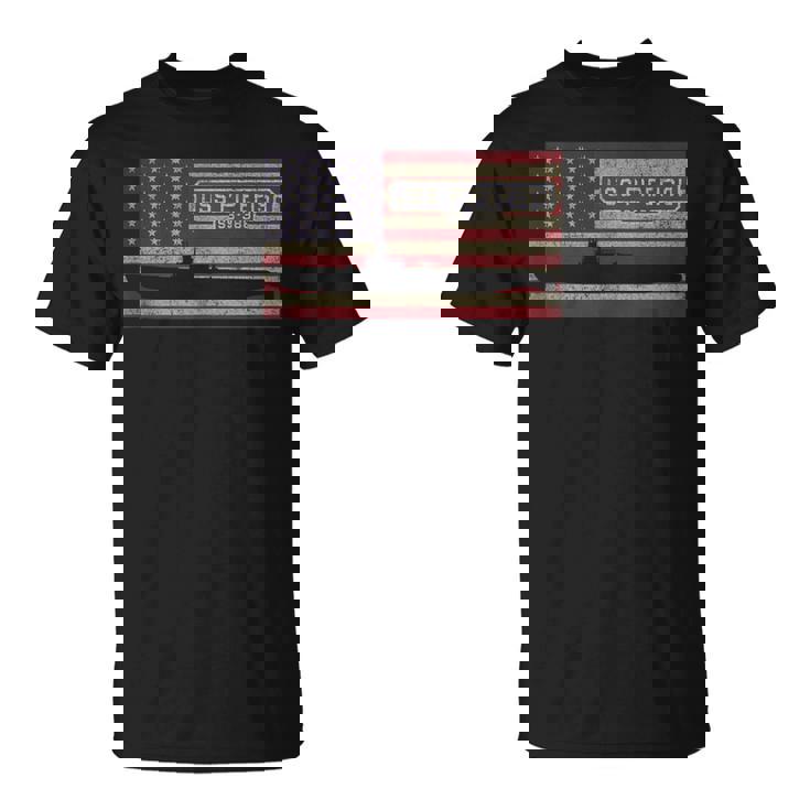 Uss Pipefish Ss-388 Ww2 Submarine Usa American Flag T-Shirt | Mazezy