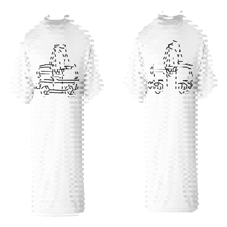 Original Cartoon Nash Metropolitan Antique Car T-Shirt | Mazezy