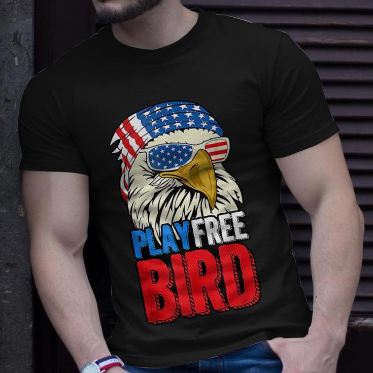 4Th Of July American Flag Bald Eagle Mullet Play Free Bird Mullet Funny ...