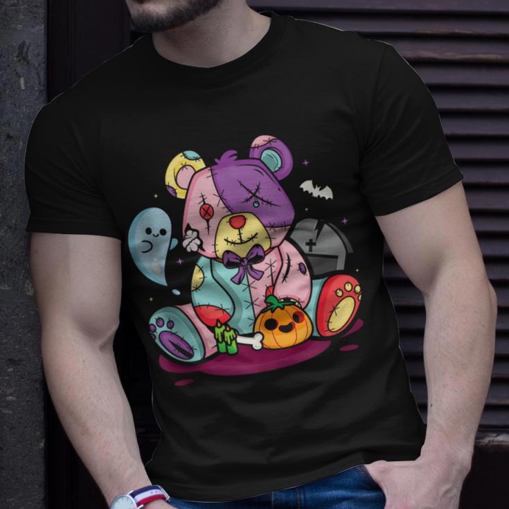 Anime Creepy Otaku Goth Cute Scary Teddy Bear Gothic Unisex T-Shirt ...