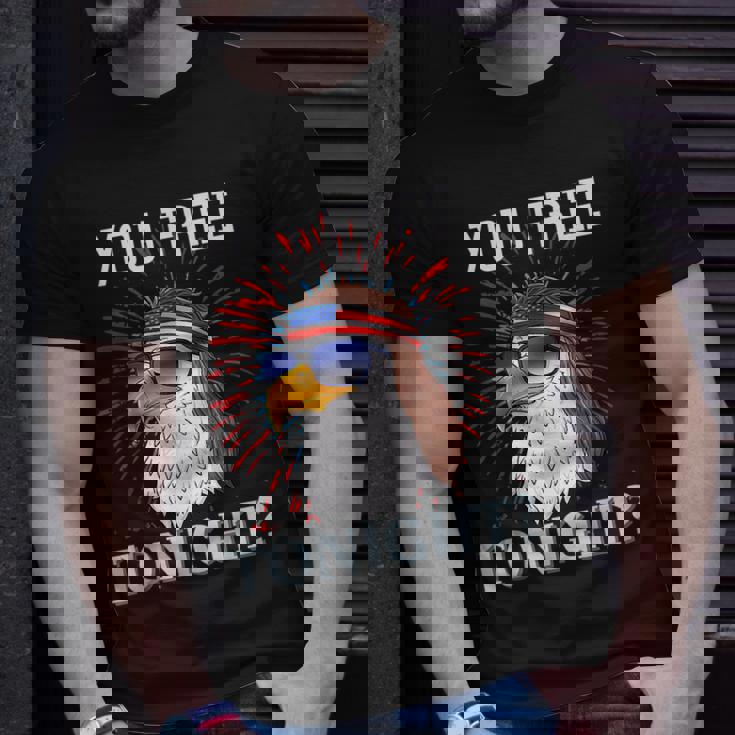 Are You Free Tonight 4Th Of July American Bald Eagle Unisex T-Shirt ...