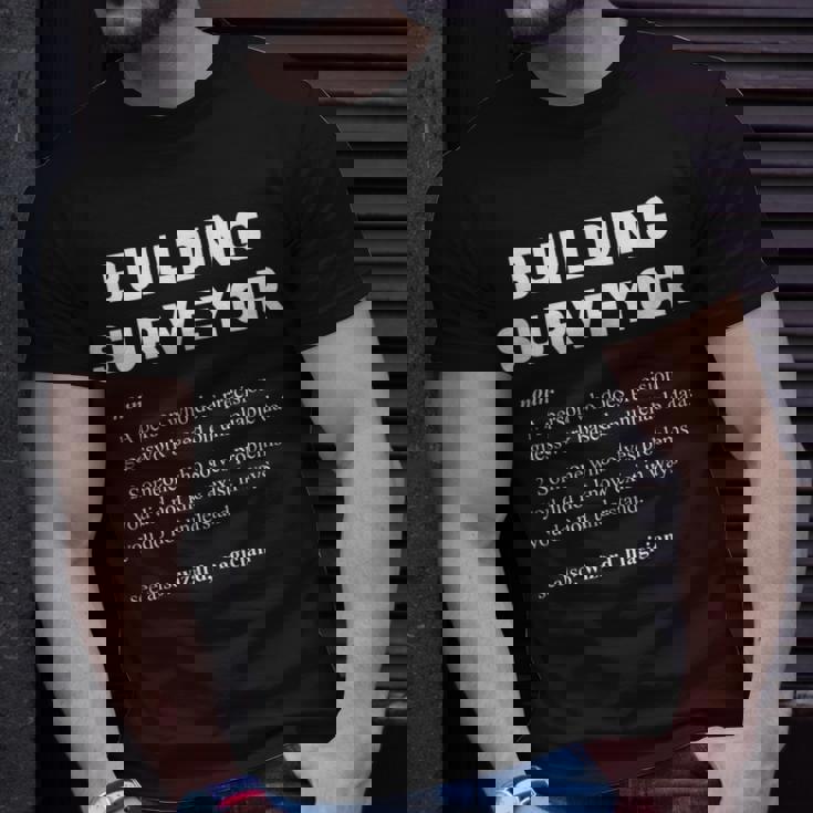 Building Surveyor Dictionary Definition T-Shirt | Mazezy