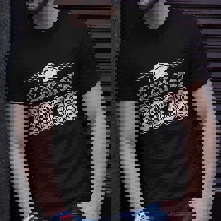 Class Of 2038 Grow With Me Graduation First Day Of School T-Shirt ...