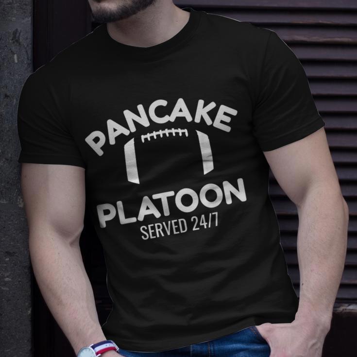 Football Offensive Lineman Pancake Platoon Men T-Shirt | Mazezy