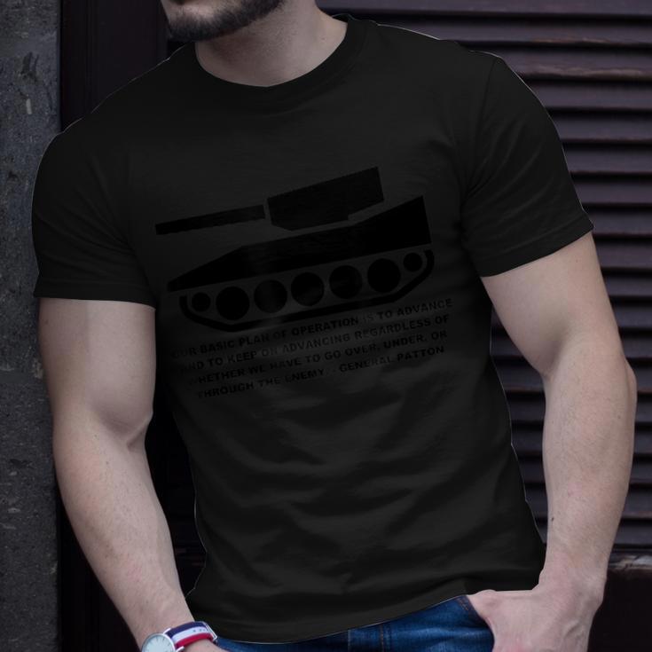 General Patton Defeat The Enemy Army Tank T-Shirt | Mazezy