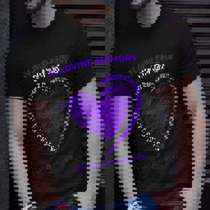 In Loving Memory Dad Father Daddy Heaven In Memory Unisex T-Shirt | Mazezy