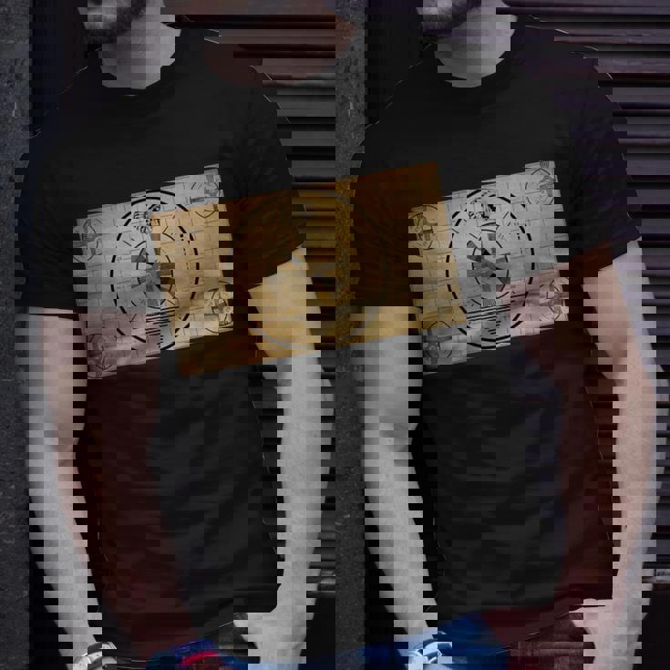 Indian Tv Test Pattern T Old Television Color Bars T-Shirt | Mazezy