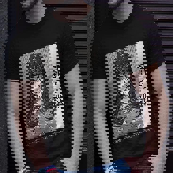 Japanese Horror Kaidan Yurei Bakemono Obake Japanese T-Shirt | Mazezy