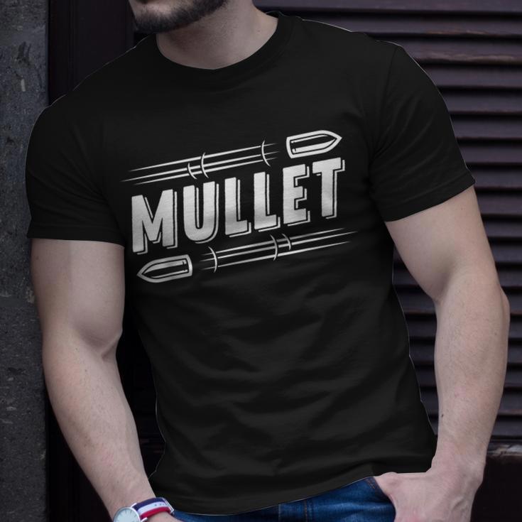 Mullet - Mullet Pride Funny Redneck Mullet Unisex T-Shirt | Mazezy