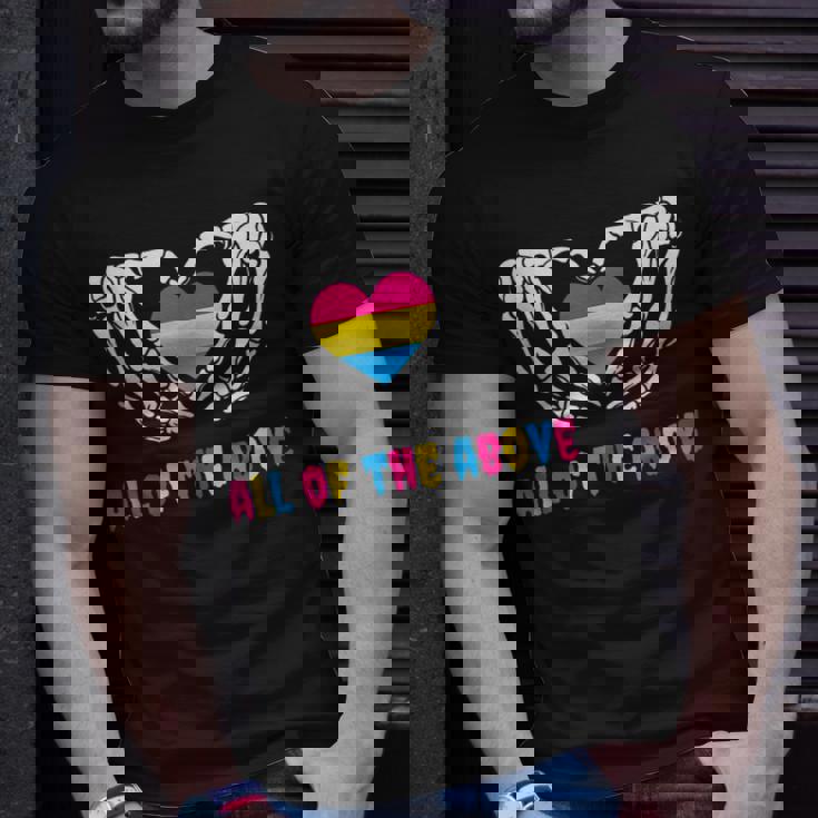 Pan Pride Pansexual Lgbtq Goth Emo Gothic Gay Pride Lgbt Unisex T-Shirt ...