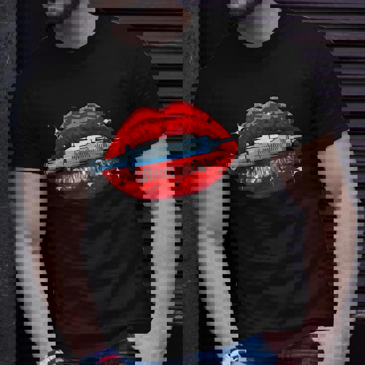 Plastic Surgery Meme Botox Filler Surgeon Fun Injection Lips T-Shirt ...