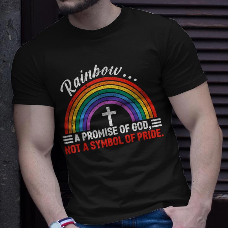 Rainbow A Promise Of God Not A Symbol Of Pride Pride Month Funny ...