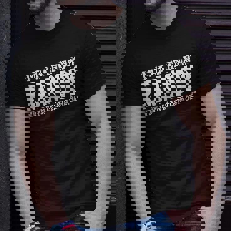 Randy Personal Name Funny Randy Unisex T-Shirt | Mazezy