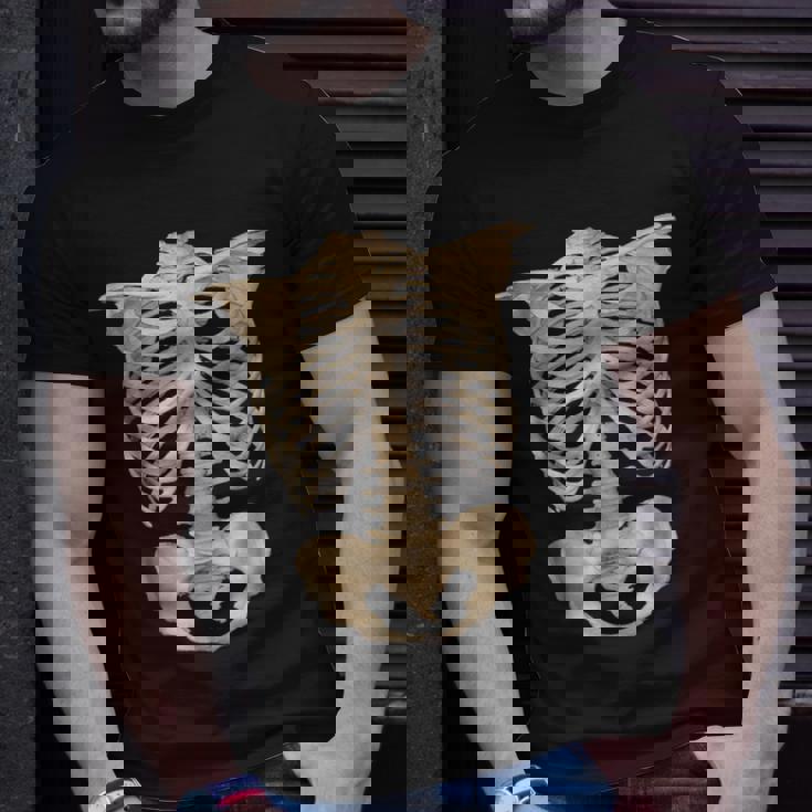 Scary Halloween Anatomy Rib Cage Human Skeleton T Scary Halloween T ...