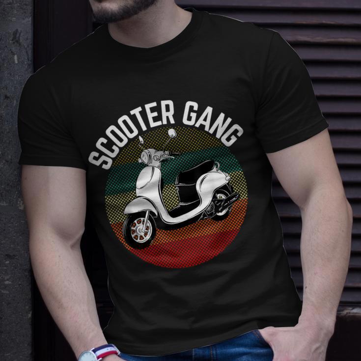 Scooter Gang Retro Vintage Moped Motorcycle Gear 2 Wheeler Unisex T ...