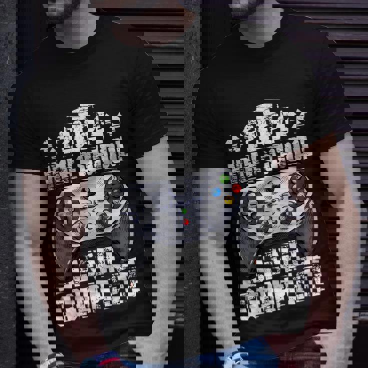 Senior Gamer 2024 High School Level Complete 2024 Grad Gift Unisex T ...