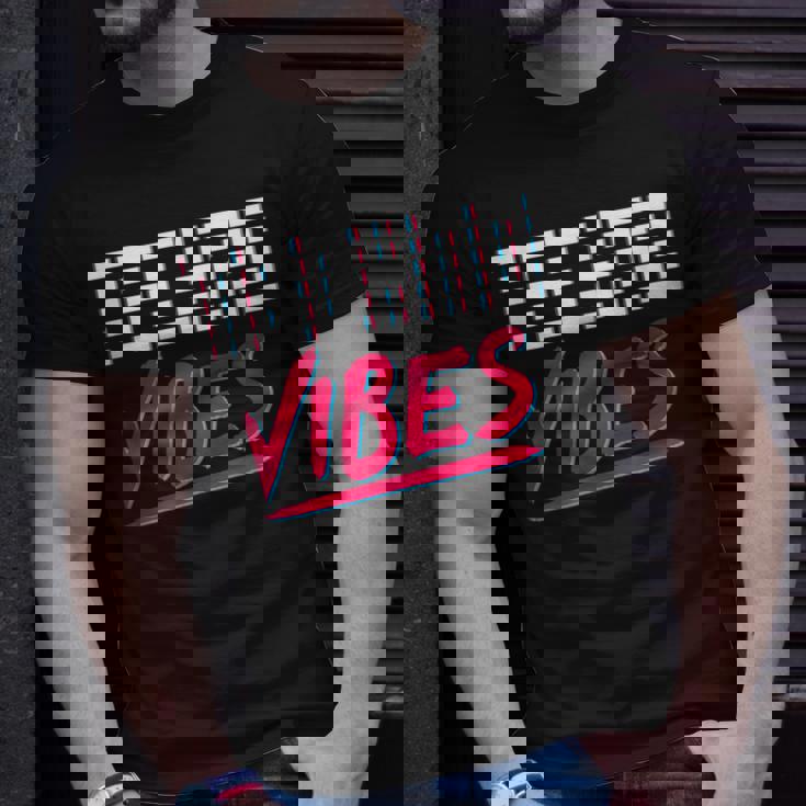 Techno Vibes Rave Gabber Dj Edm Clubbing Raver T-Shirt | Mazezy