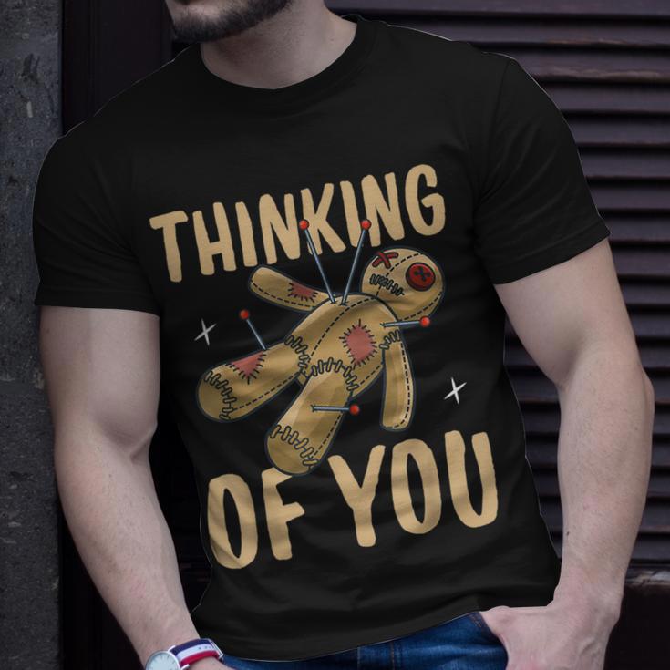 Thinking Of You I Voodoo Doll Voodoo T-Shirt | Mazezy