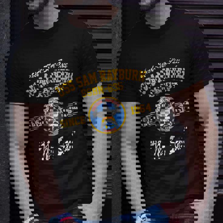 Uss Sam Rayburn Ssbn635 Unisex T-Shirt | Mazezy