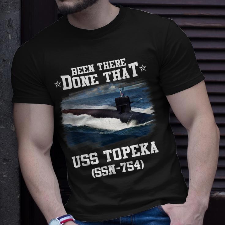 Uss Topeka Ssn754 Navy Ships Unisex T-Shirt | Mazezy